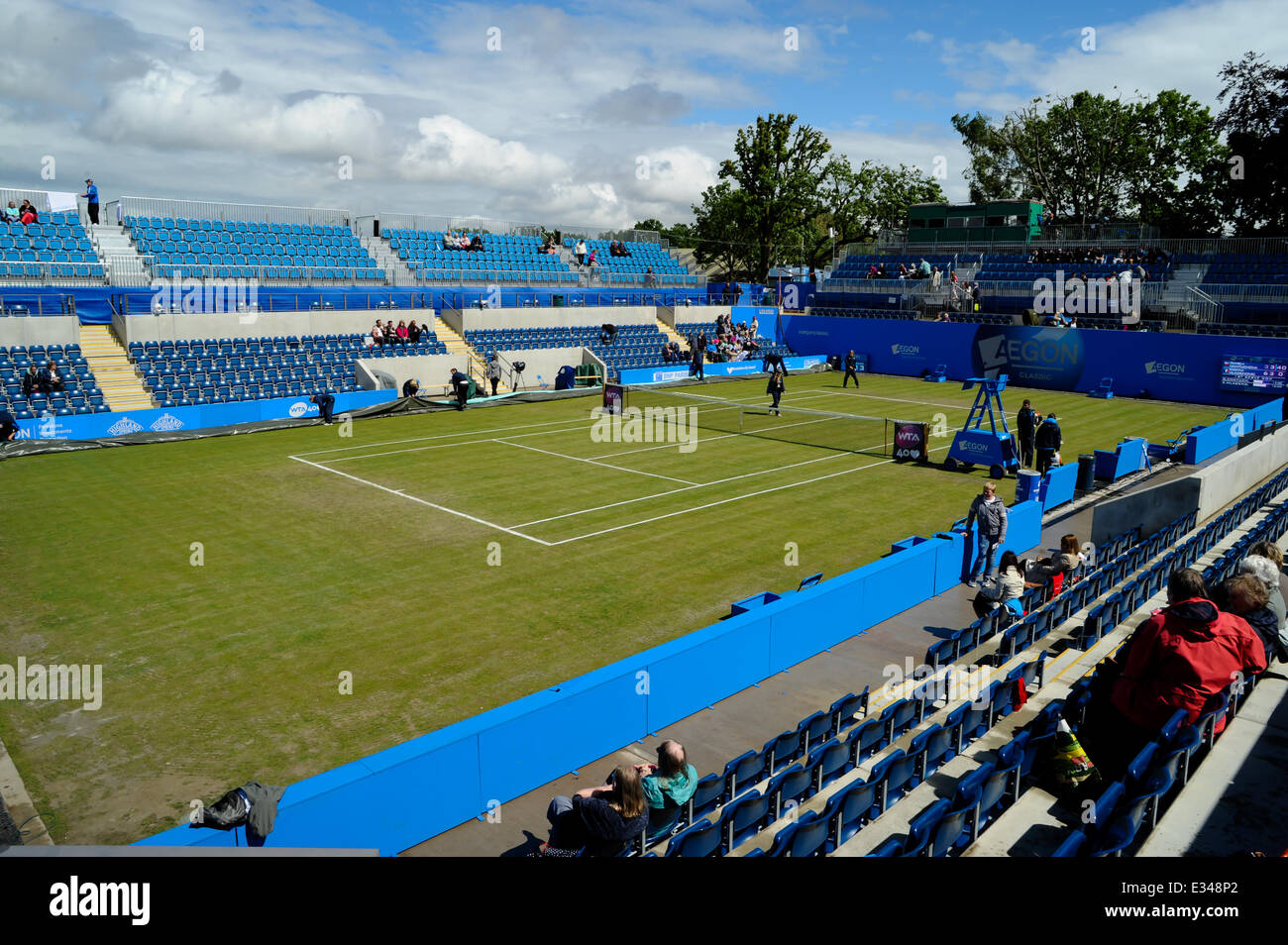 Aegon Classic Fashion Parade, held indoors in a VIP area due to rain ...