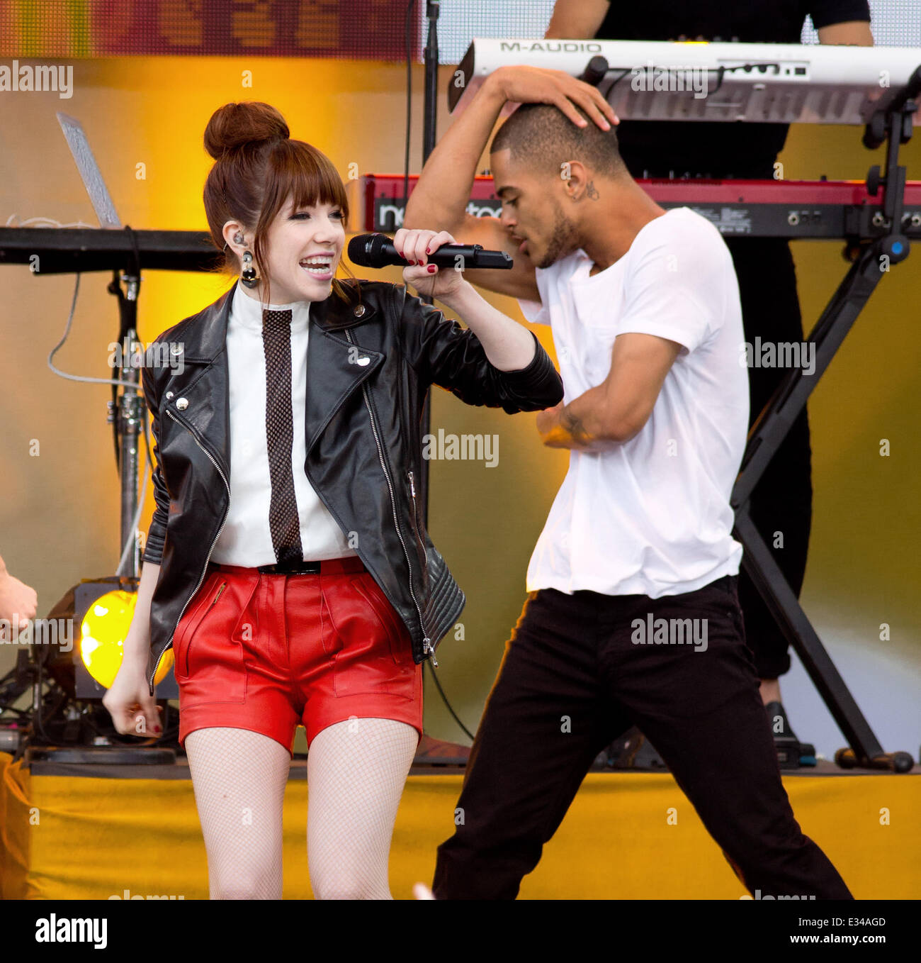 Carly Rae Jepsen performs live as part of Good Morning America's 2013 ...