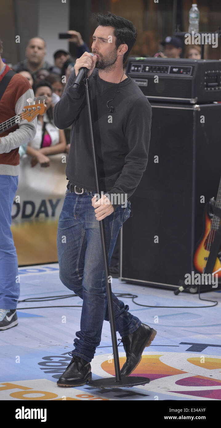 Maroon 5 performs live as part of the Toyota Concert Series on NBC's ...