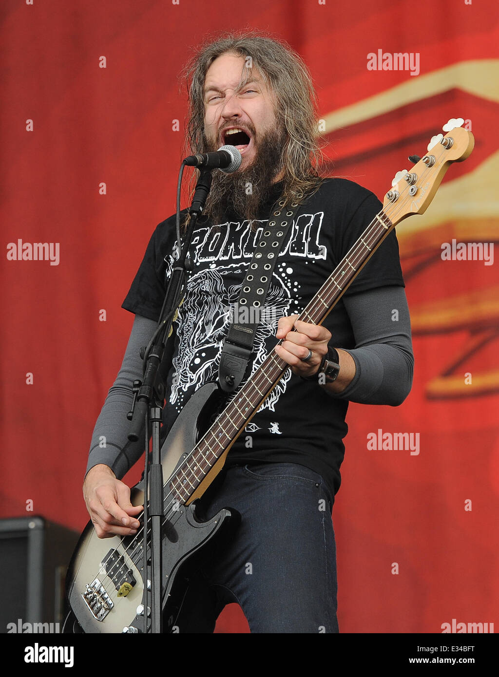 Download Festival 2013 - Performances - Day 2 Featuring: Troy Sanders ...
