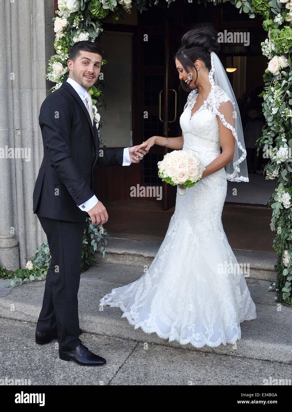 The wedding of Ireland and West Brom playler Shane Long to former page ...