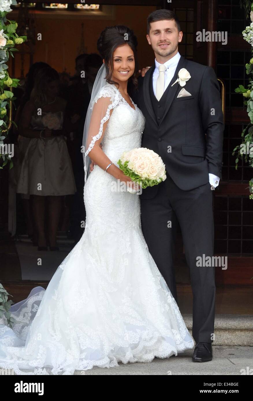 The wedding of Ireland and West Brom playler Shane Long to former page ...