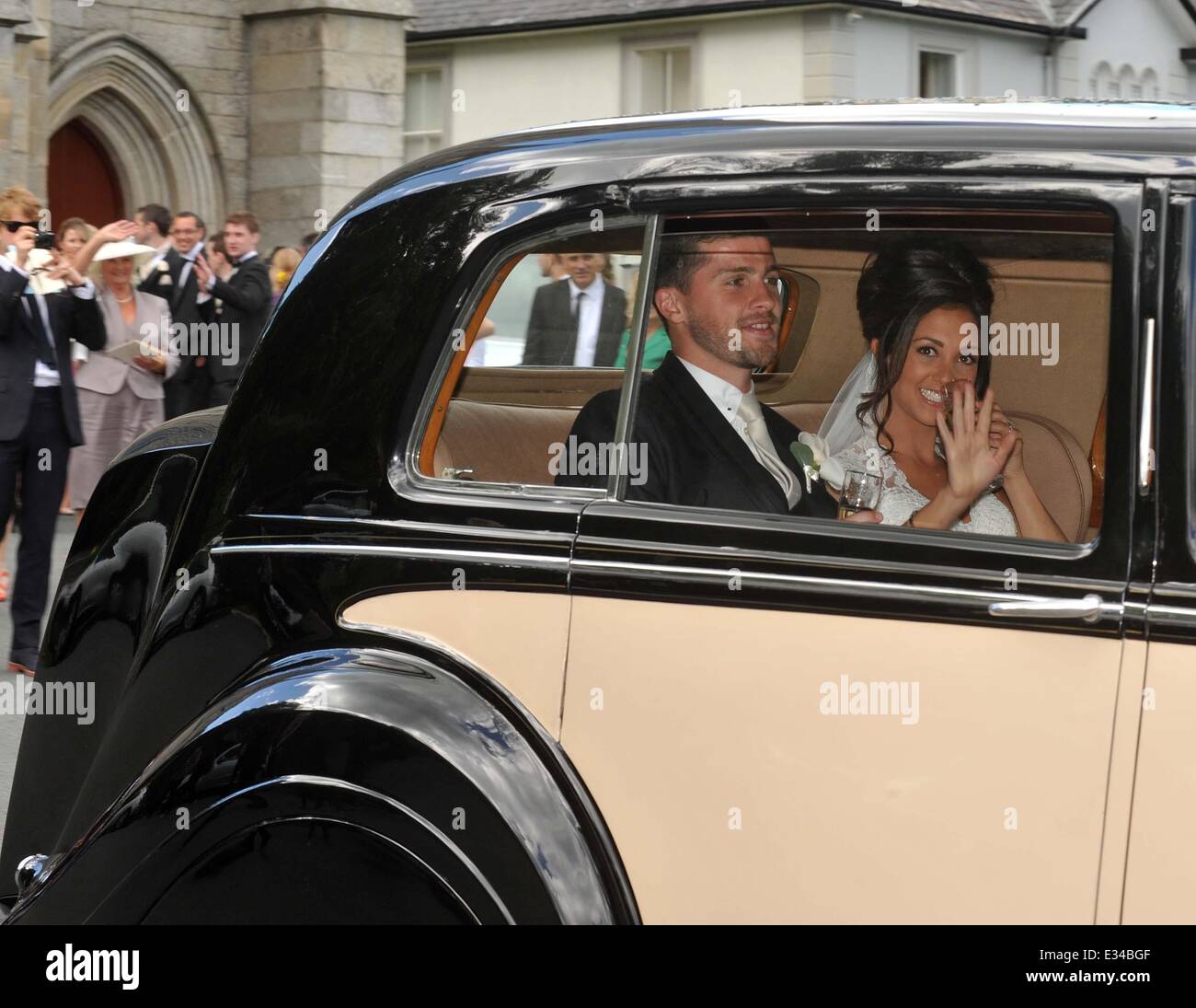 The wedding of Ireland and West Brom playler Shane Long to former page ...