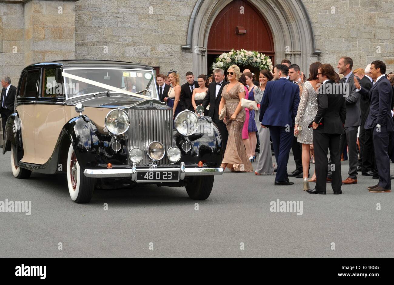 The wedding of Ireland and West Brom playler Shane Long to former page ...