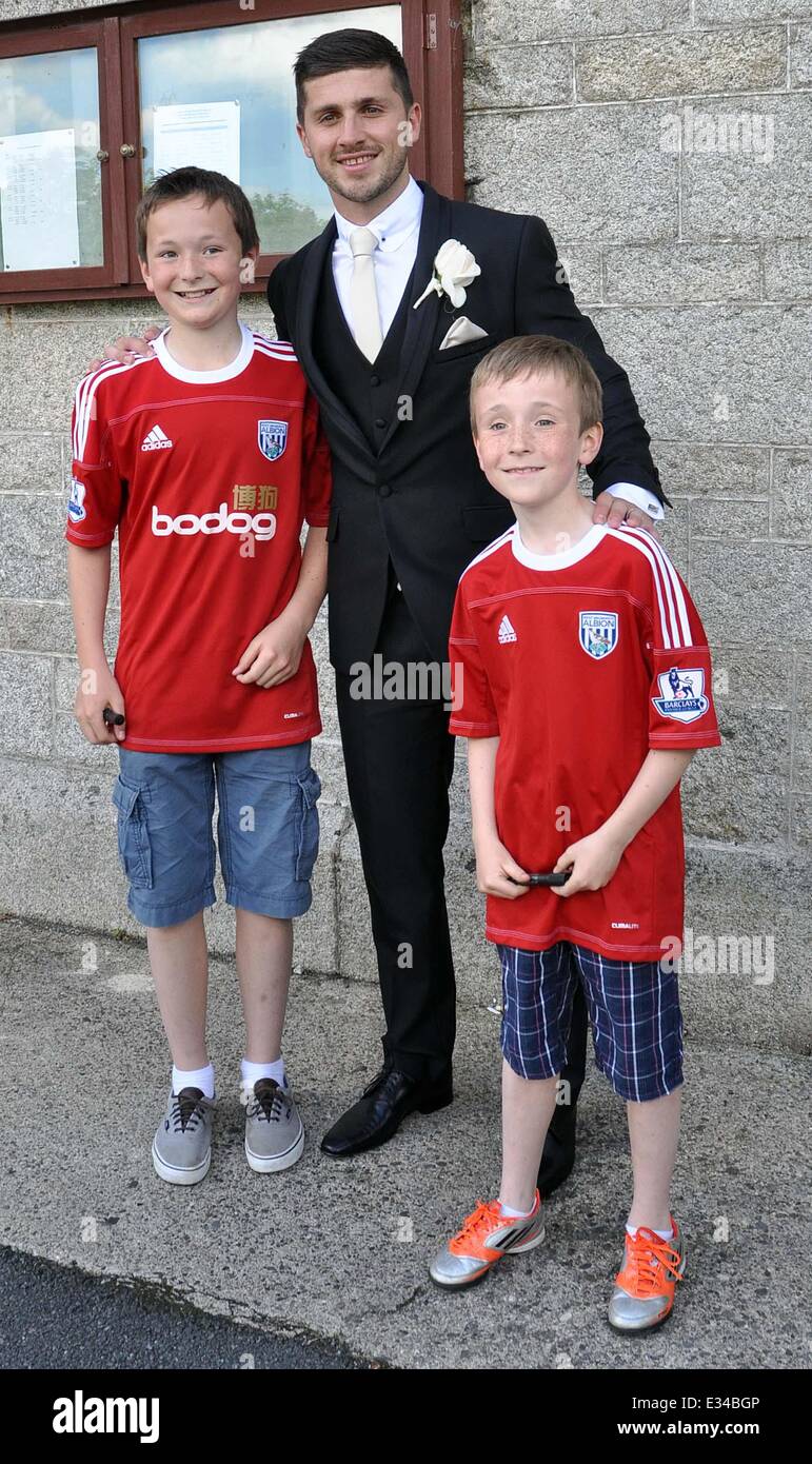 The wedding of Ireland and West Brom playler Shane Long to former page ...