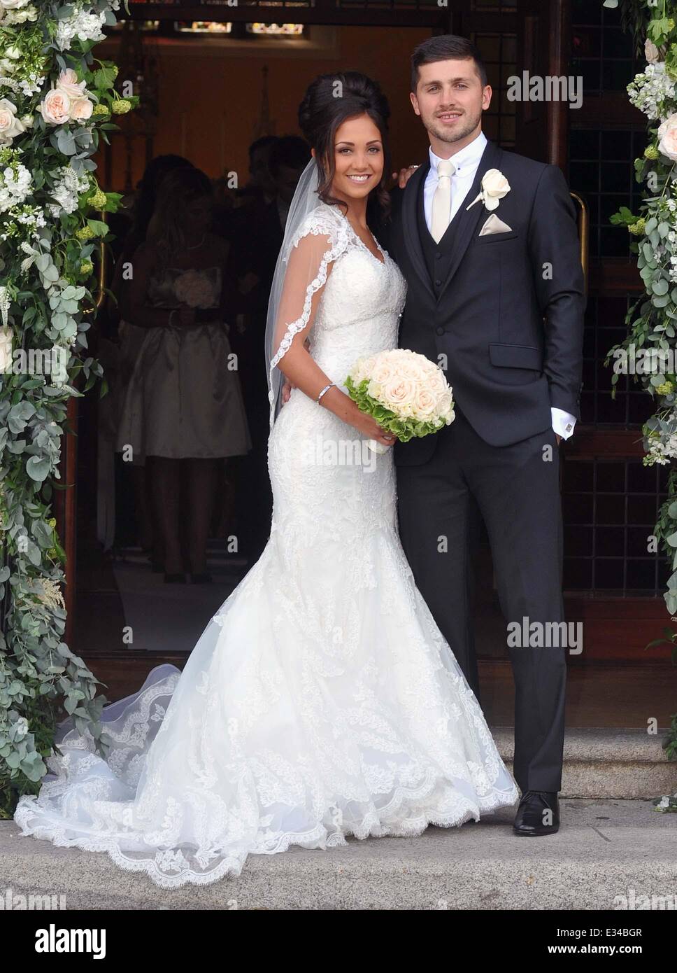 The wedding of Ireland and West Brom playler Shane Long to former page ...