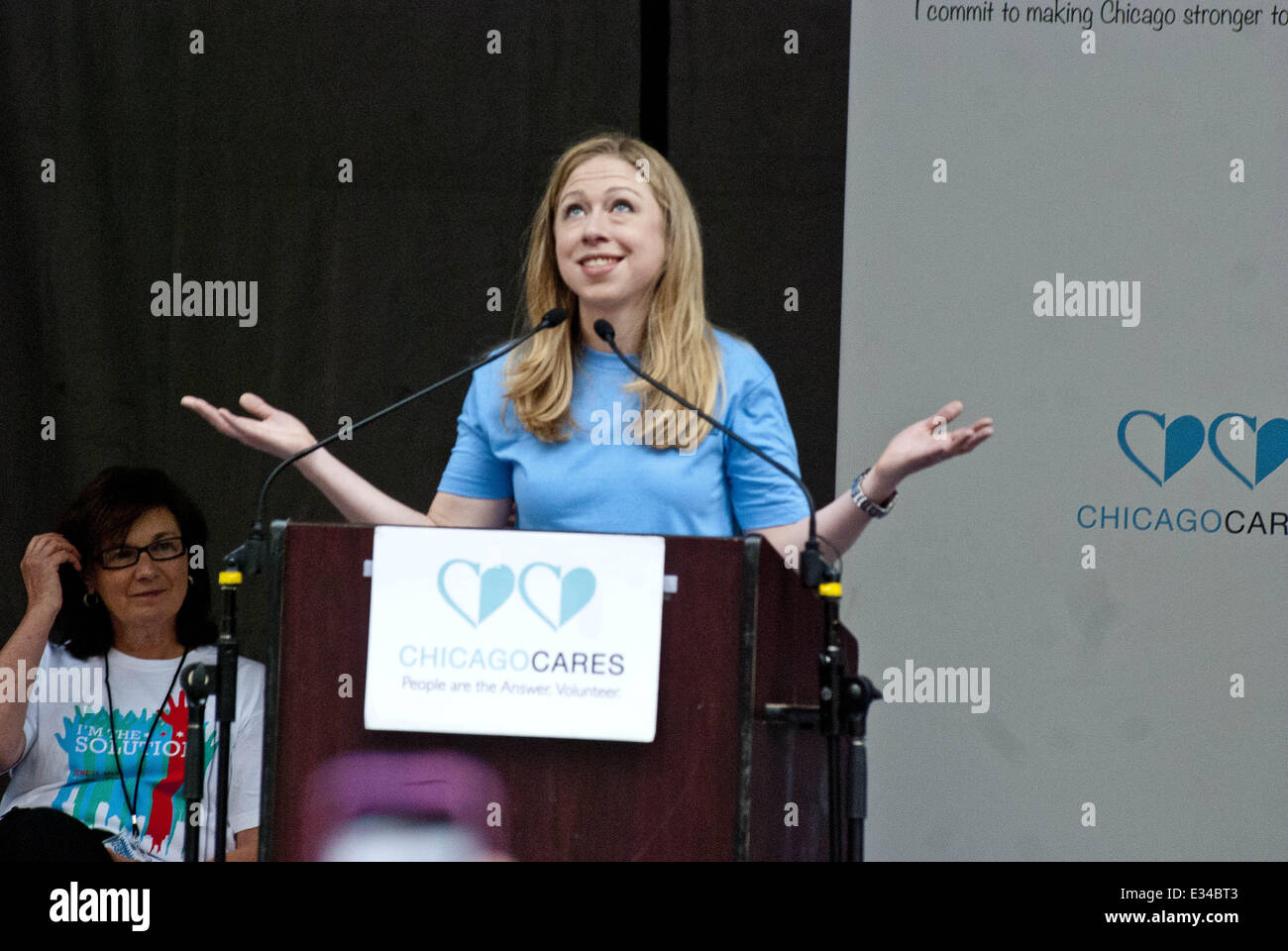 20th Annual Chicago Cares Serve-a-thon Featuring: Chelsea Clinton Where ...