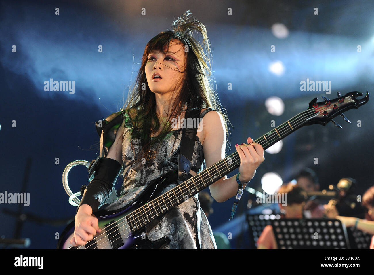 CHTHONIC Perform At Download Festival 2013 Featuring: Freddy Lim Jesse ...