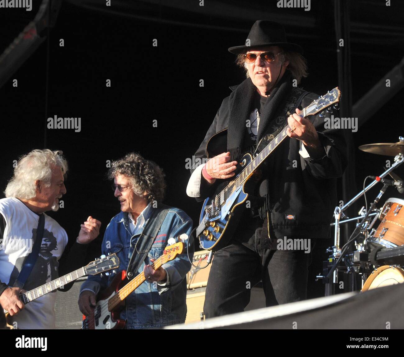 Neil Young and Crazy Horse perform live at RDS Arena Featuring: Neil ...