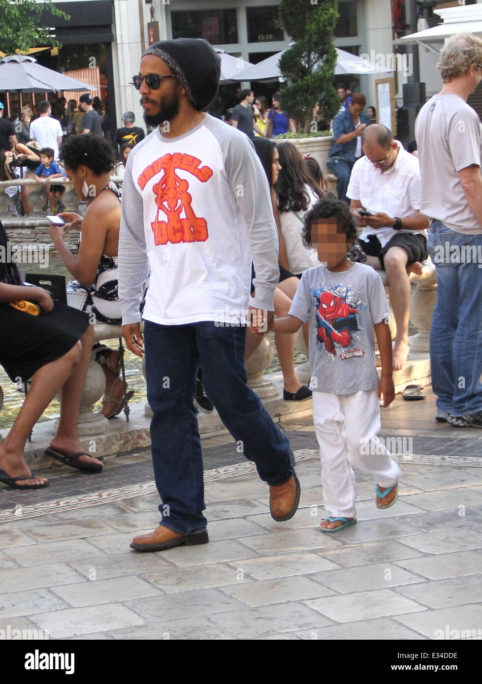 Celebrities out and about at the Grove in Hollywood Featuring: Ziggy ...