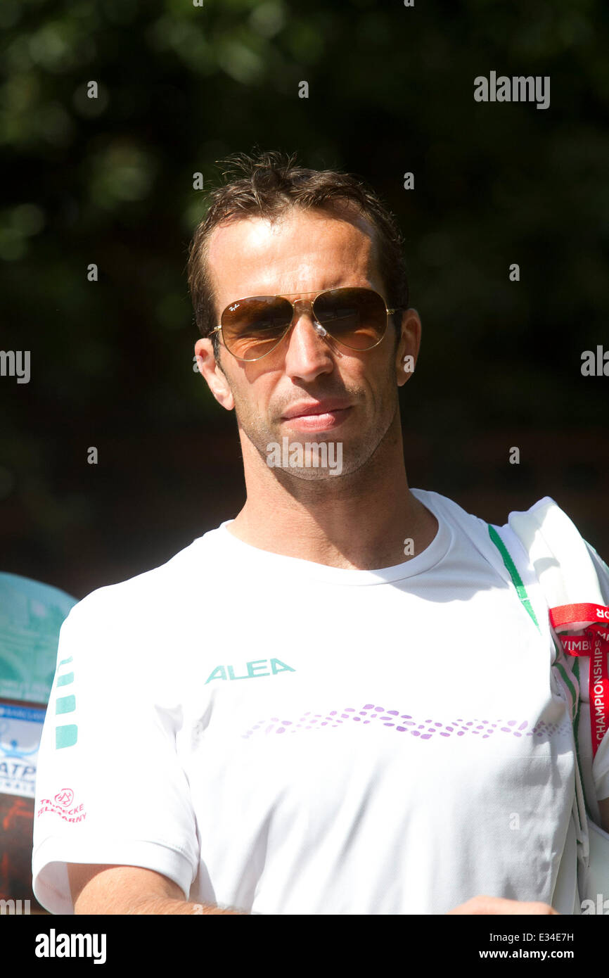 Wimbledon London, UK. 22nd June 2014. tennis competitor Radek Stepanek ...