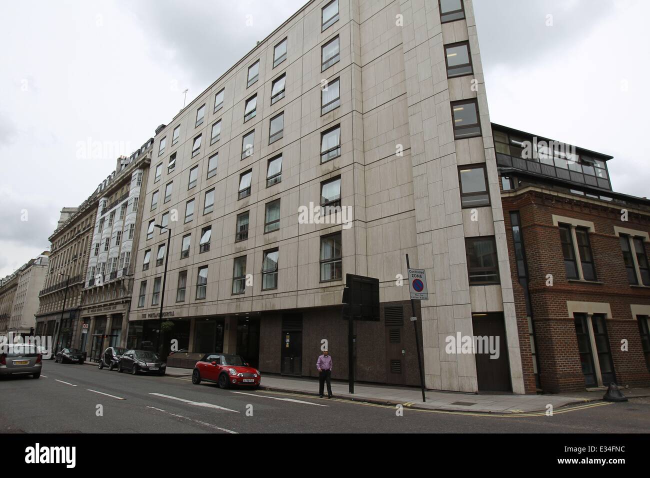 The portland Hospital in London. It is a private maternity hospital ...