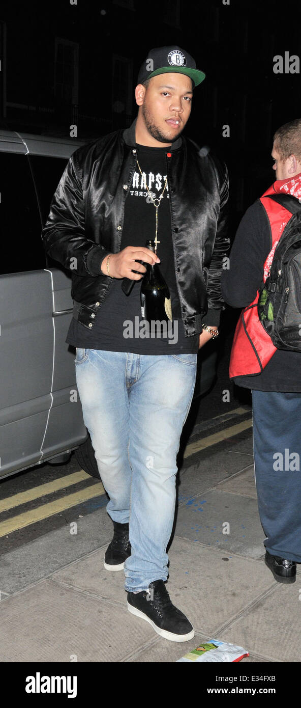 Rihanna's brother Rorrey Fenty arriving at her hotel Featuring: Rorrey ...