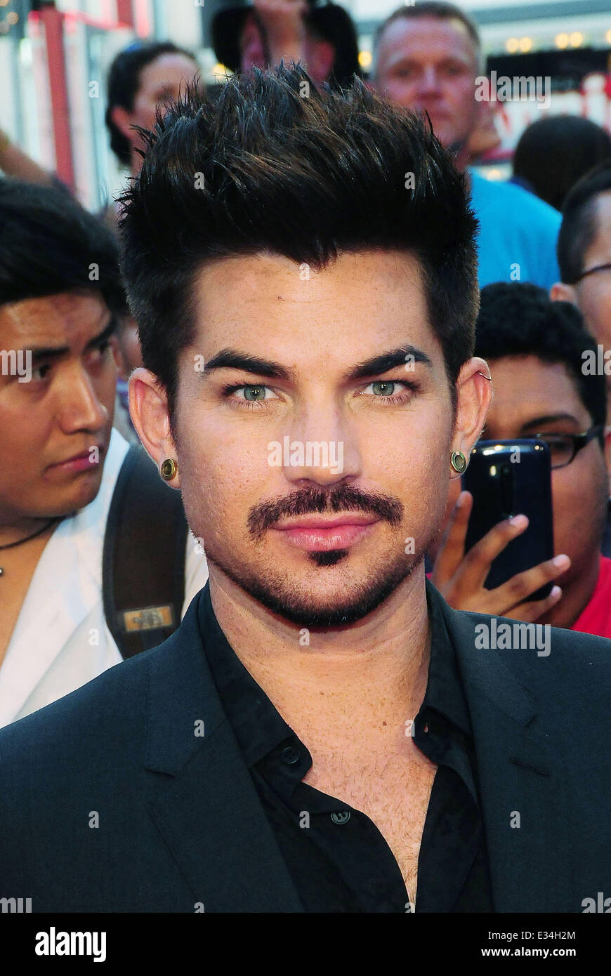 New York premiere of 'World War Z' -Arrivals Featuring: Adam ambert ...