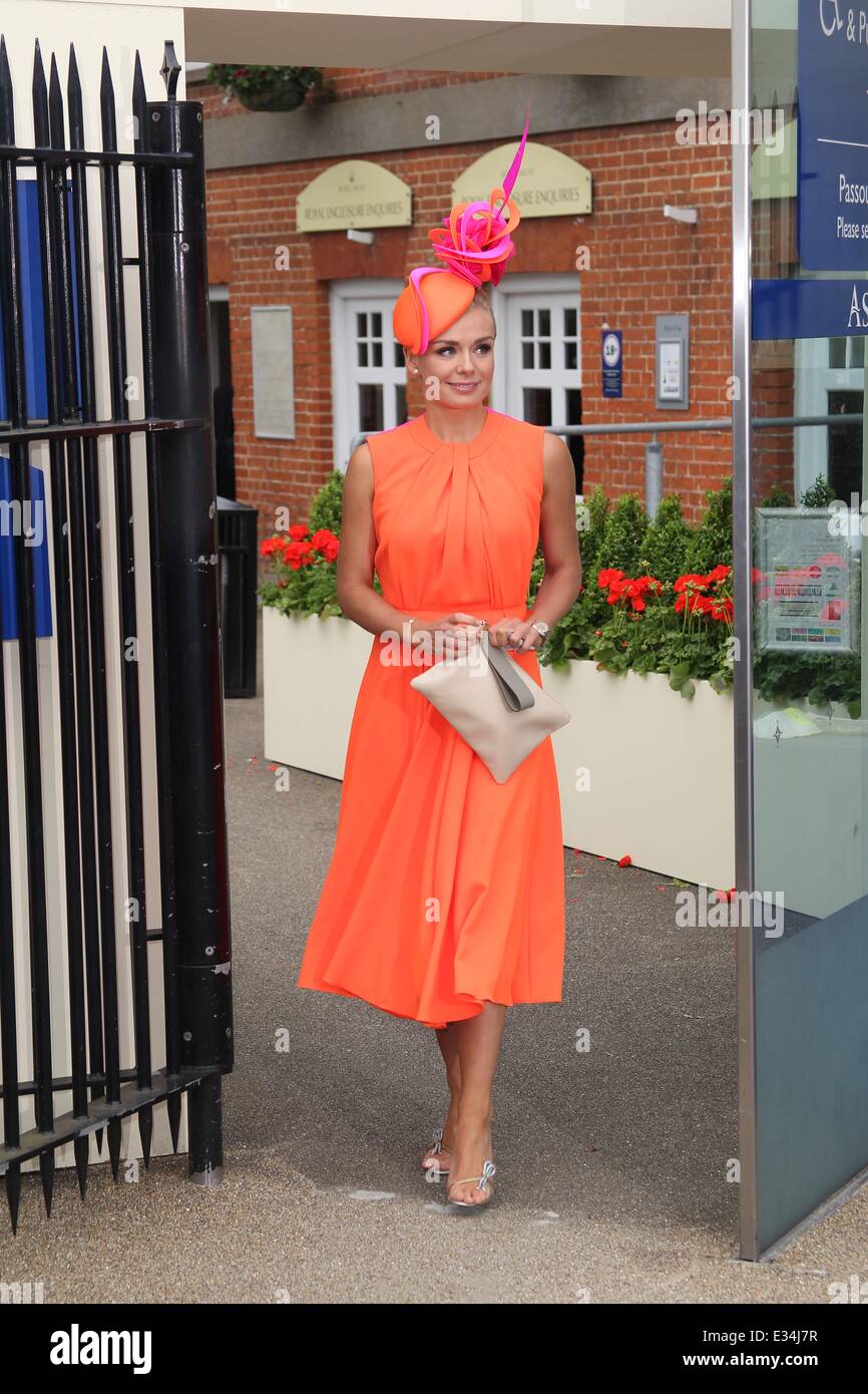 Day one of Royal Ascot at Ascot Racecourse Featuring: Katherine Jenkins ...