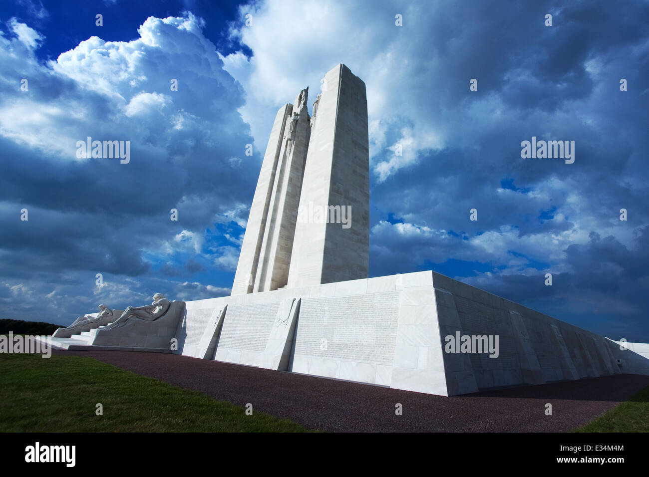 Canadian War Memorial Vimy Ridge France Stock Photo - Alamy