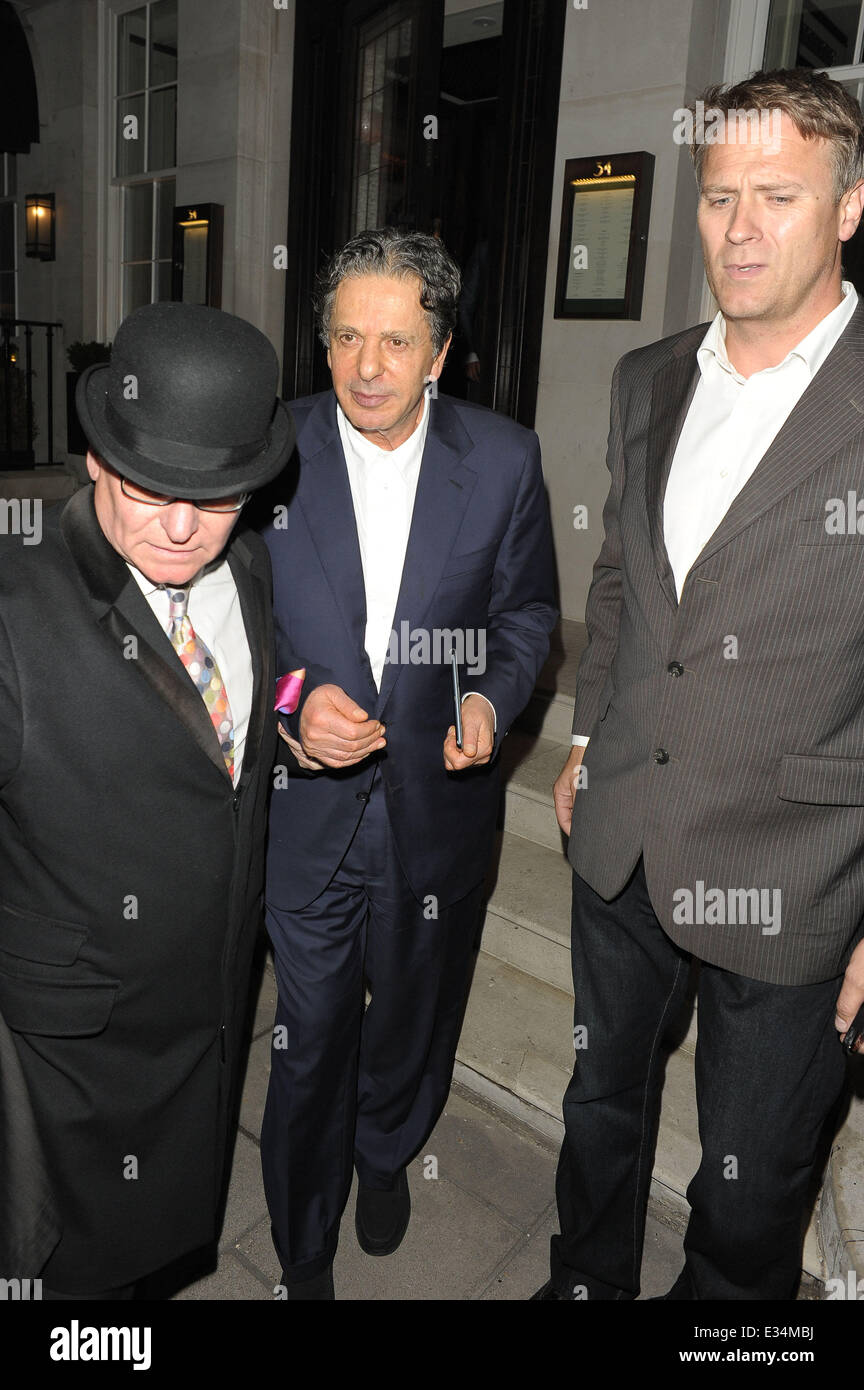 Charles Saatchi leaving 34 restaurant Featuring: Charles Saatchi Where ...