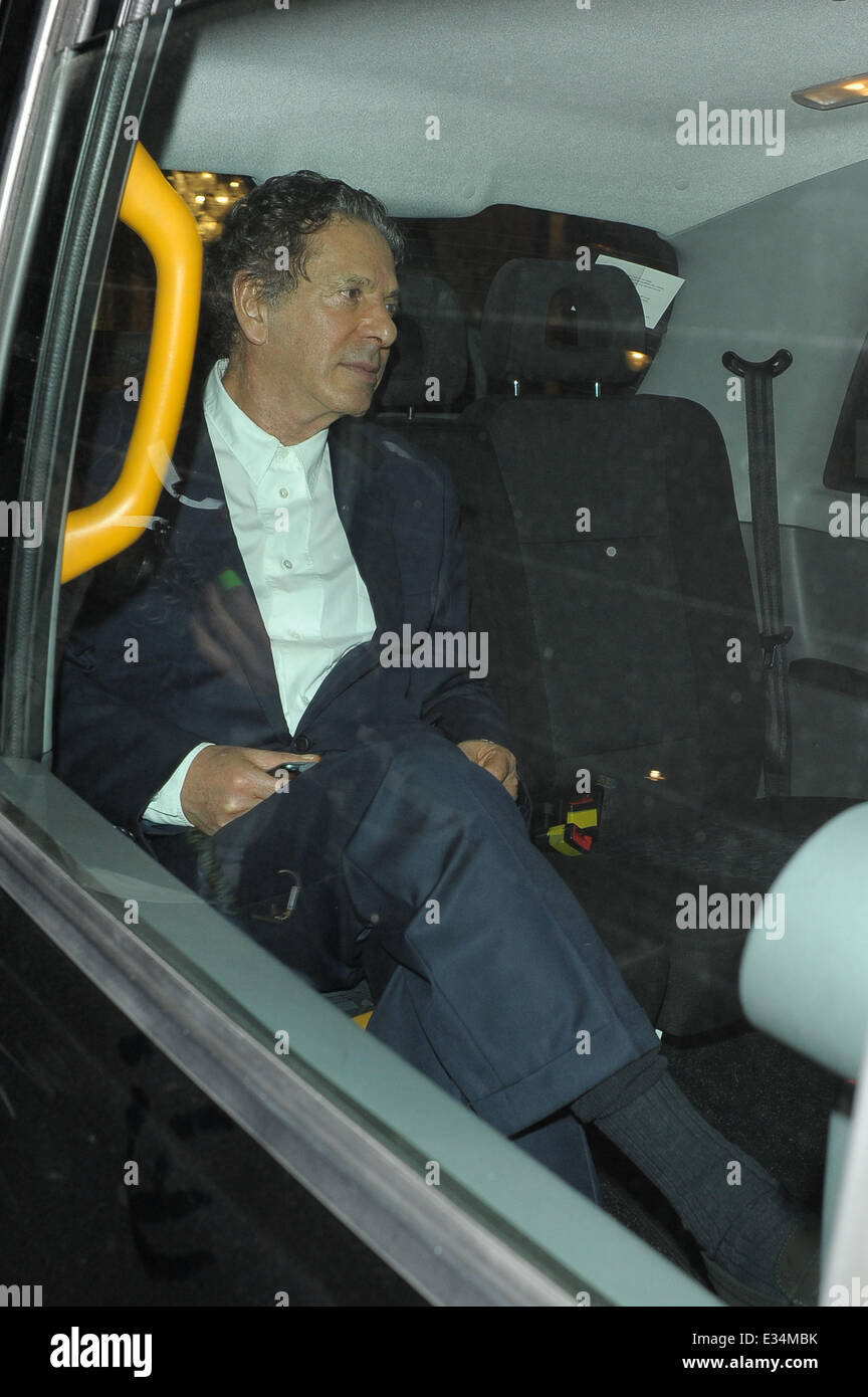 Charles Saatchi leaving 34 restaurant Featuring: Charles Saatchi Where ...