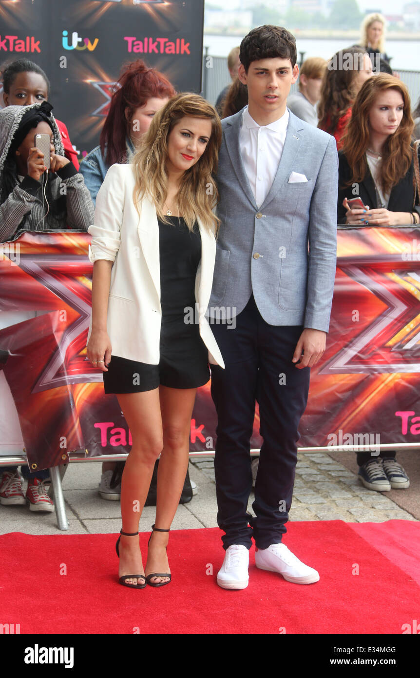 The X Factor London auditions Featuring: Caroline Flack,Matt Richardson ...