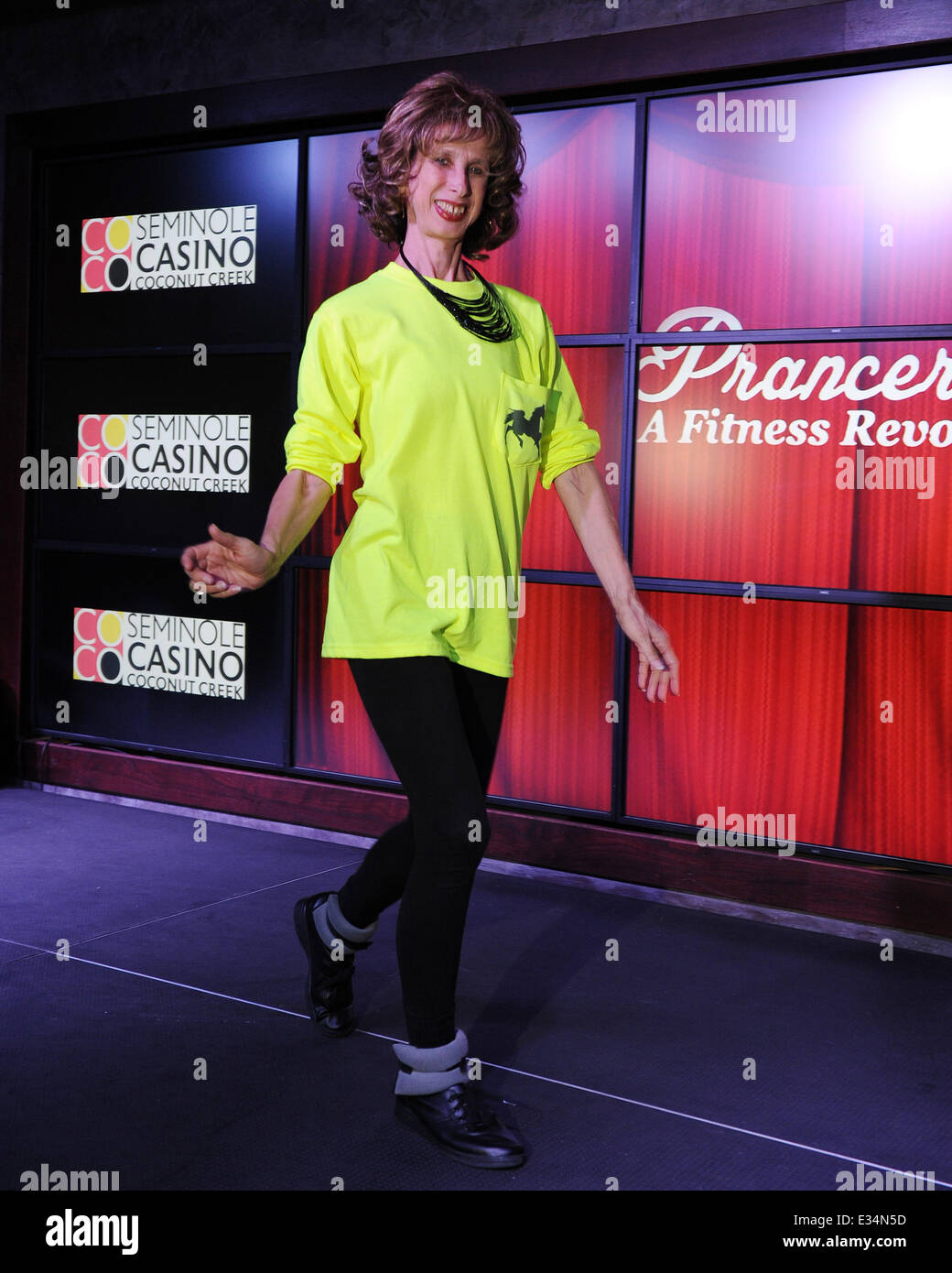 Prancercise founder and internet sensation Joanna Rohrback demonstrates ...