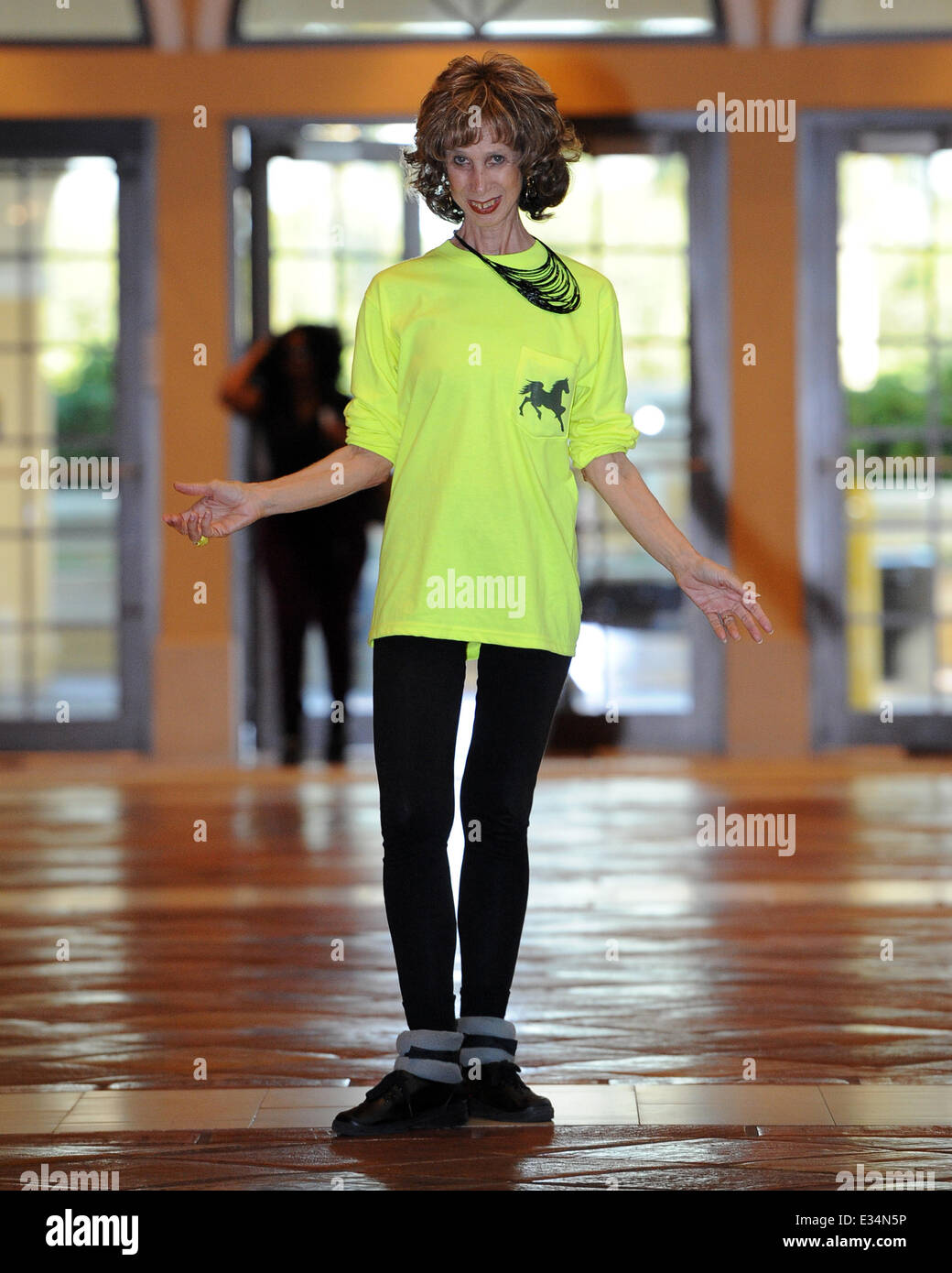 Prancercise founder and internet sensation Joanna Rohrback demonstrates ...