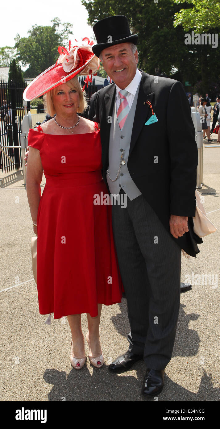 Day two of Royal Ascot at Ascot Racecourse Featuring: Russ Abbott Where ...