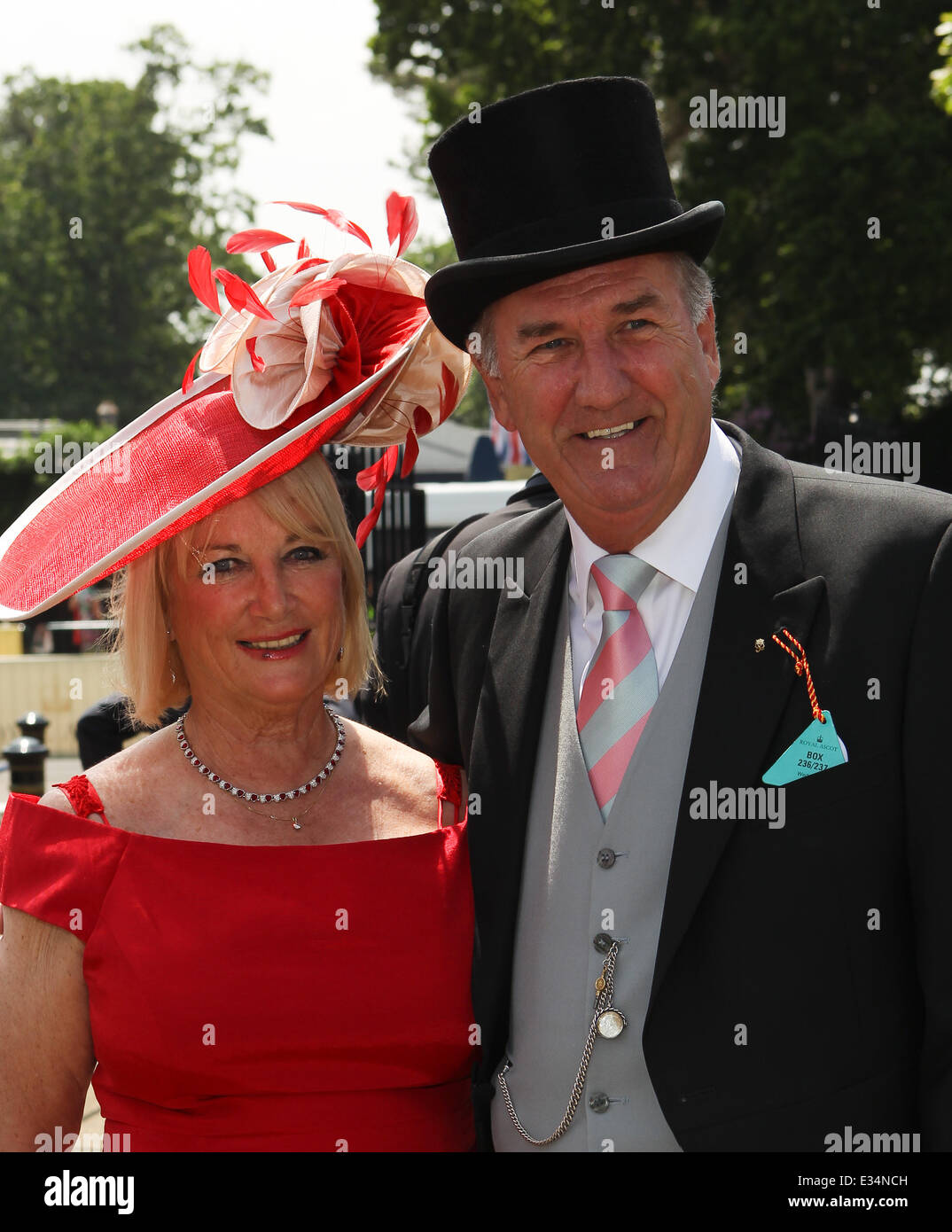 Day two of Royal Ascot at Ascot Racecourse Featuring: Russ Abbott Where ...