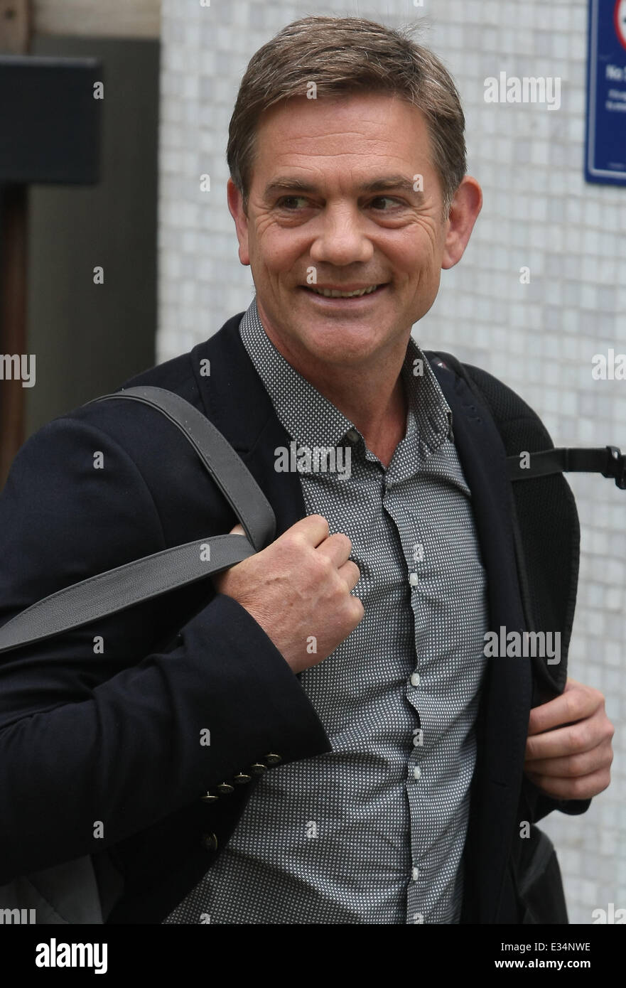 Celebrities leaving ITV Studios Featuring: John Michie Where: London ...