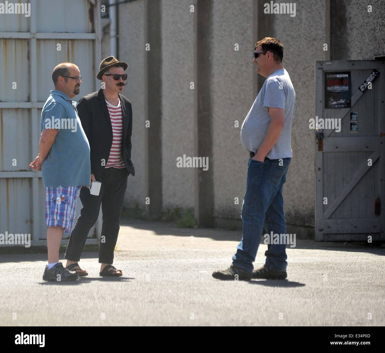 Singer Christy Dignam joins his band Aslan at a rehearsal studio ahead ...