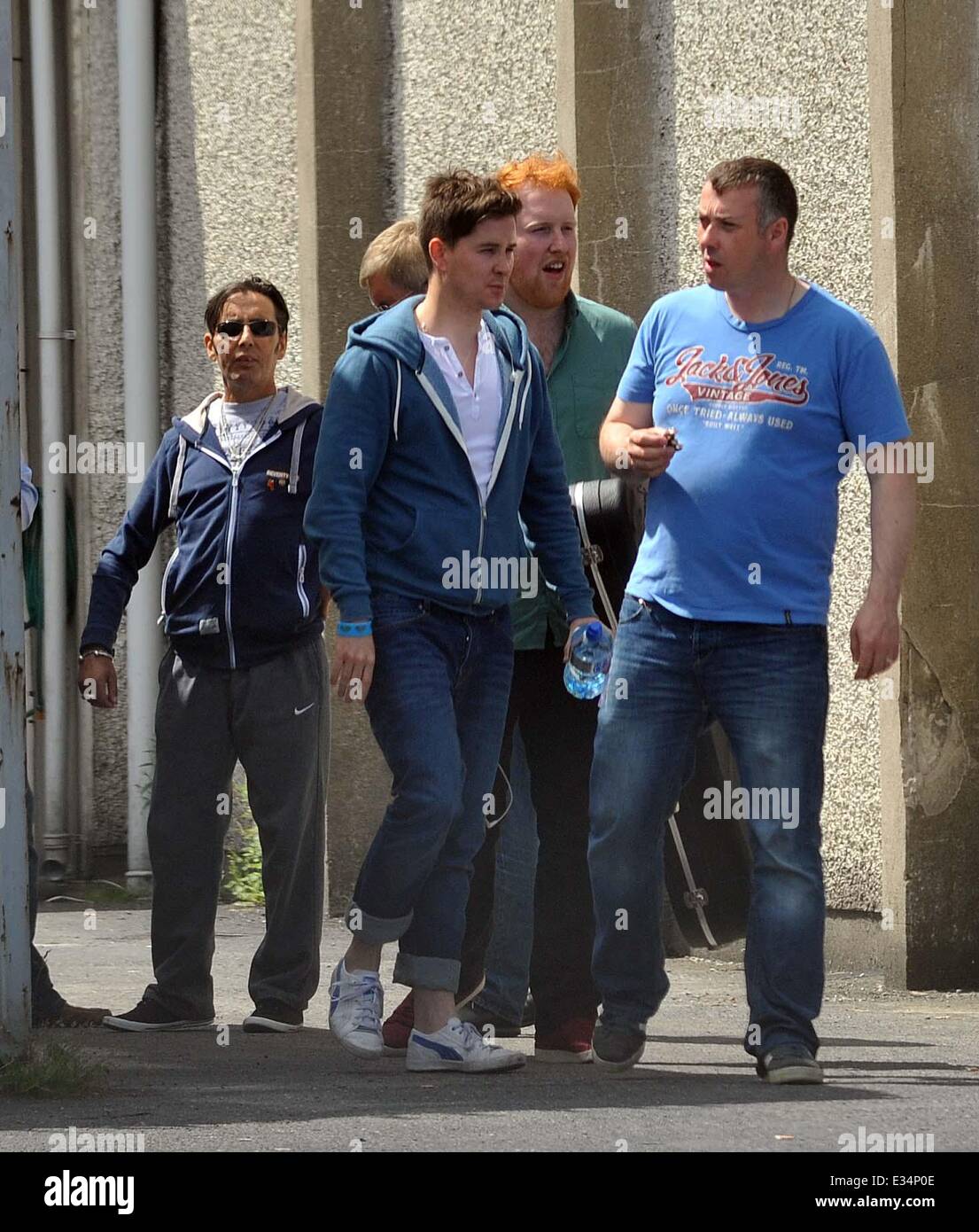 Singer Christy Dignam joins his band Aslan at a rehearsal studio ahead ...