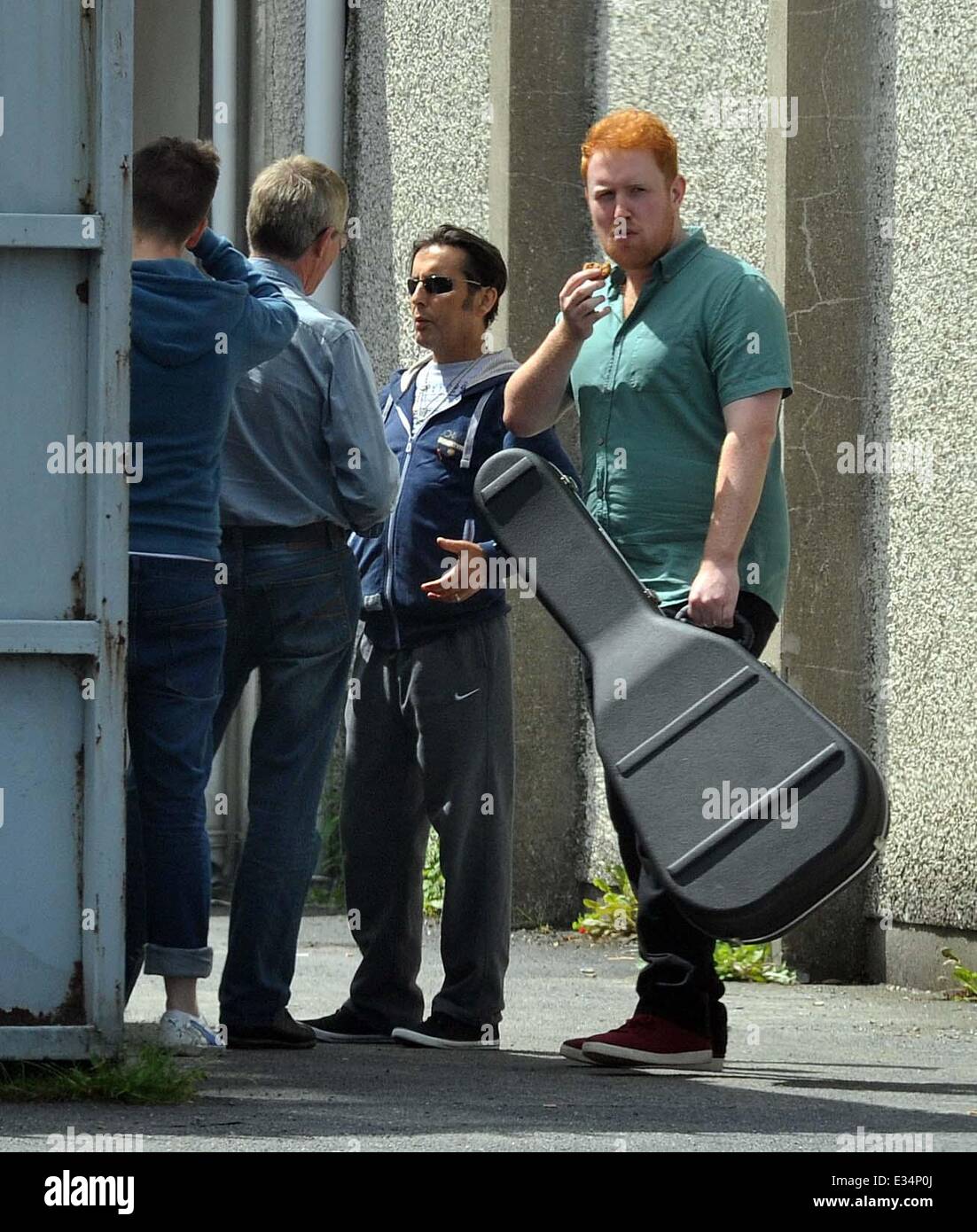 Singer Christy Dignam joins his band Aslan at a rehearsal studio ahead ...