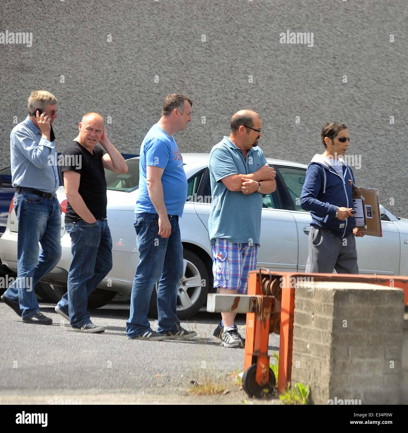 Singer Christy Dignam joins his band Aslan at a rehearsal studio ahead ...