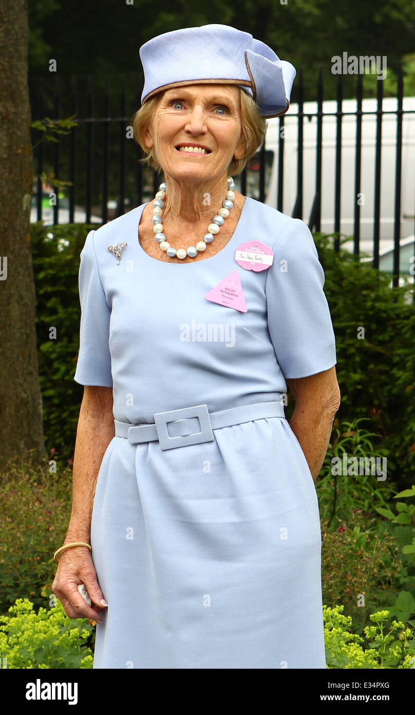 Ladies Day at Royal Ascot at Ascot Racecourse Featuring: Mary Berry ...