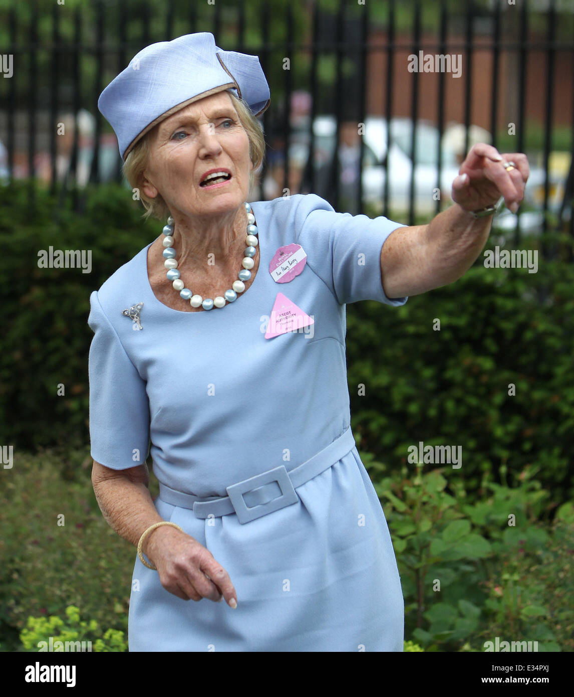 Ladies Day at Royal Ascot at Ascot Racecourse Featuring: Mary Berry ...