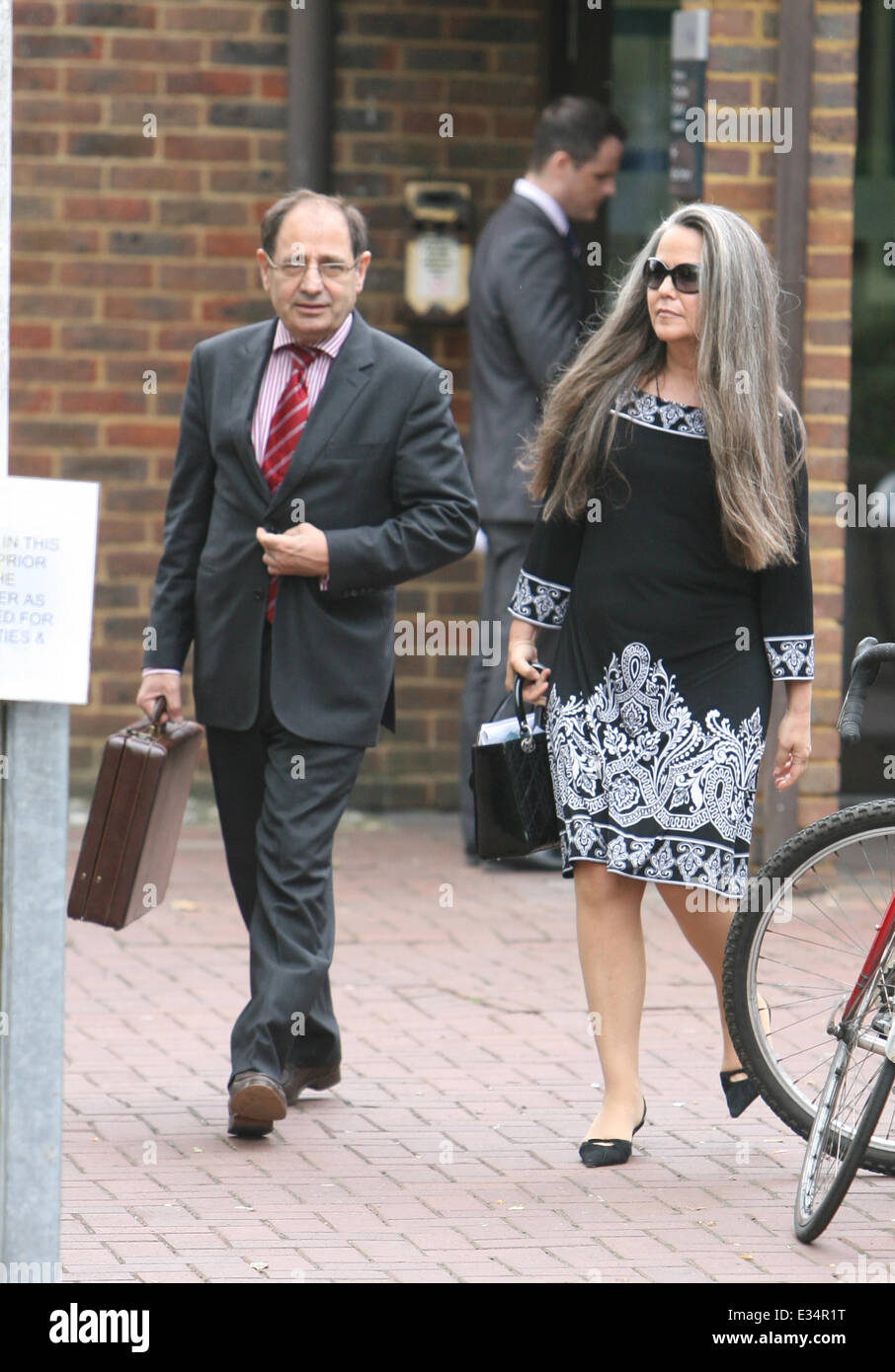 Koo Stark walks free from Isleworth Crown Court after being cleared of ...