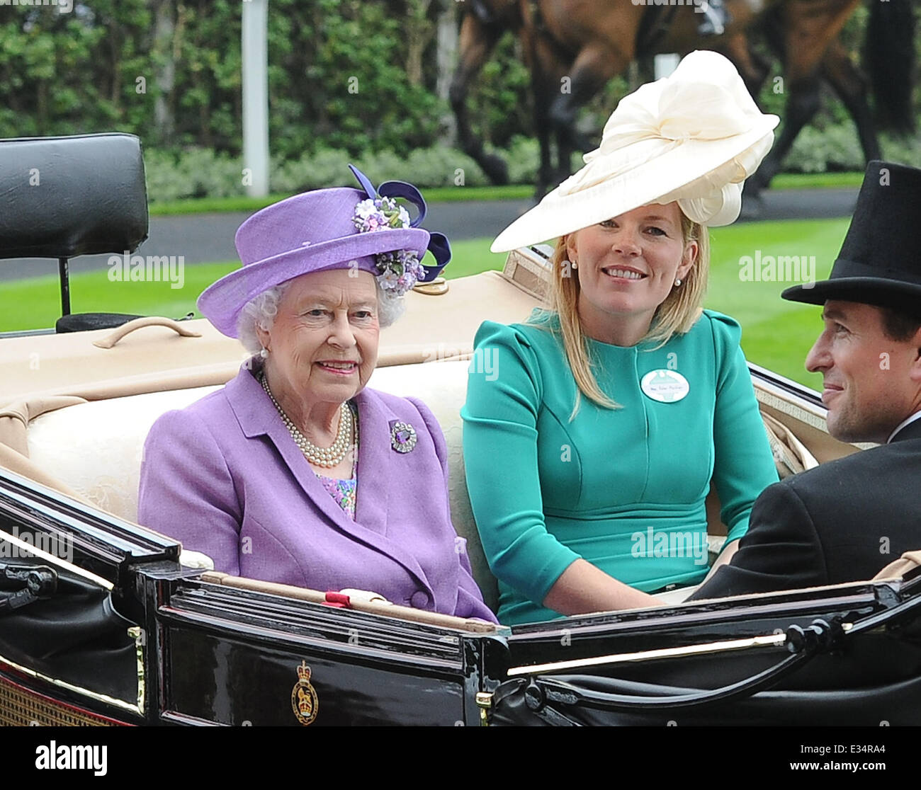 Ladies Day at Royal Ascot at Ascot Racecourse Featuring: Queen ...