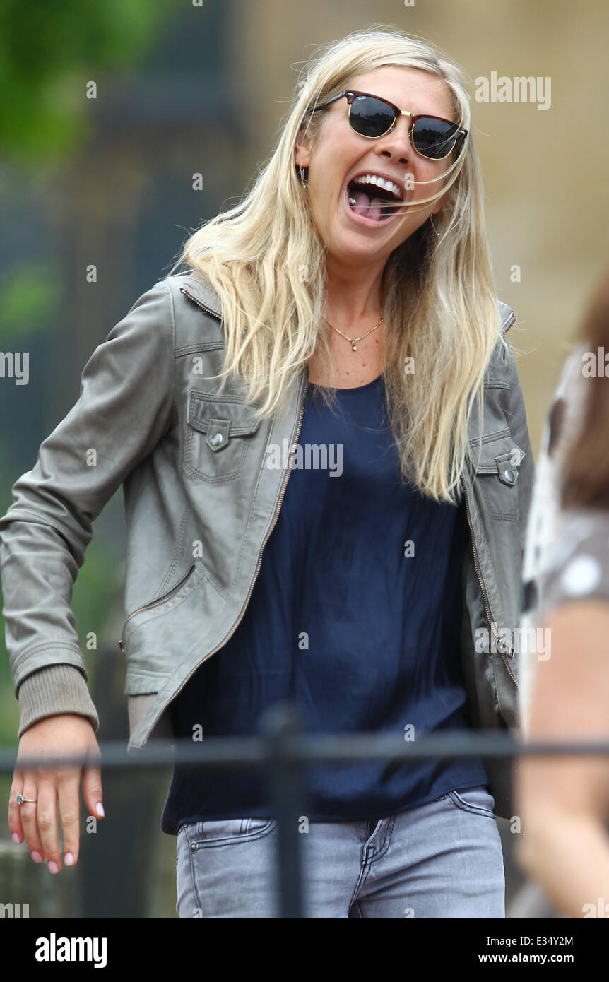 Chelsy Davy at Alnwick Castle following a rehearsal ahead of Lady ...