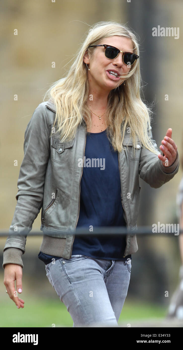 Chelsy Davy at Alnwick Castle following a rehearsal ahead of Lady ...