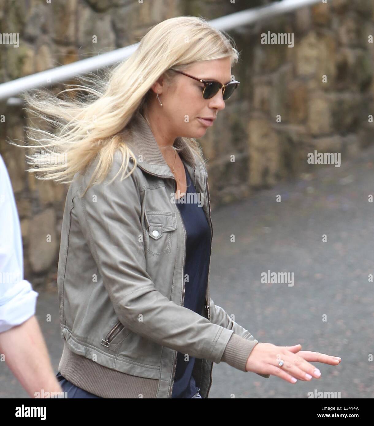 Chelsy Davy at Alnwick Castle following a rehearsal ahead of Percy's ...