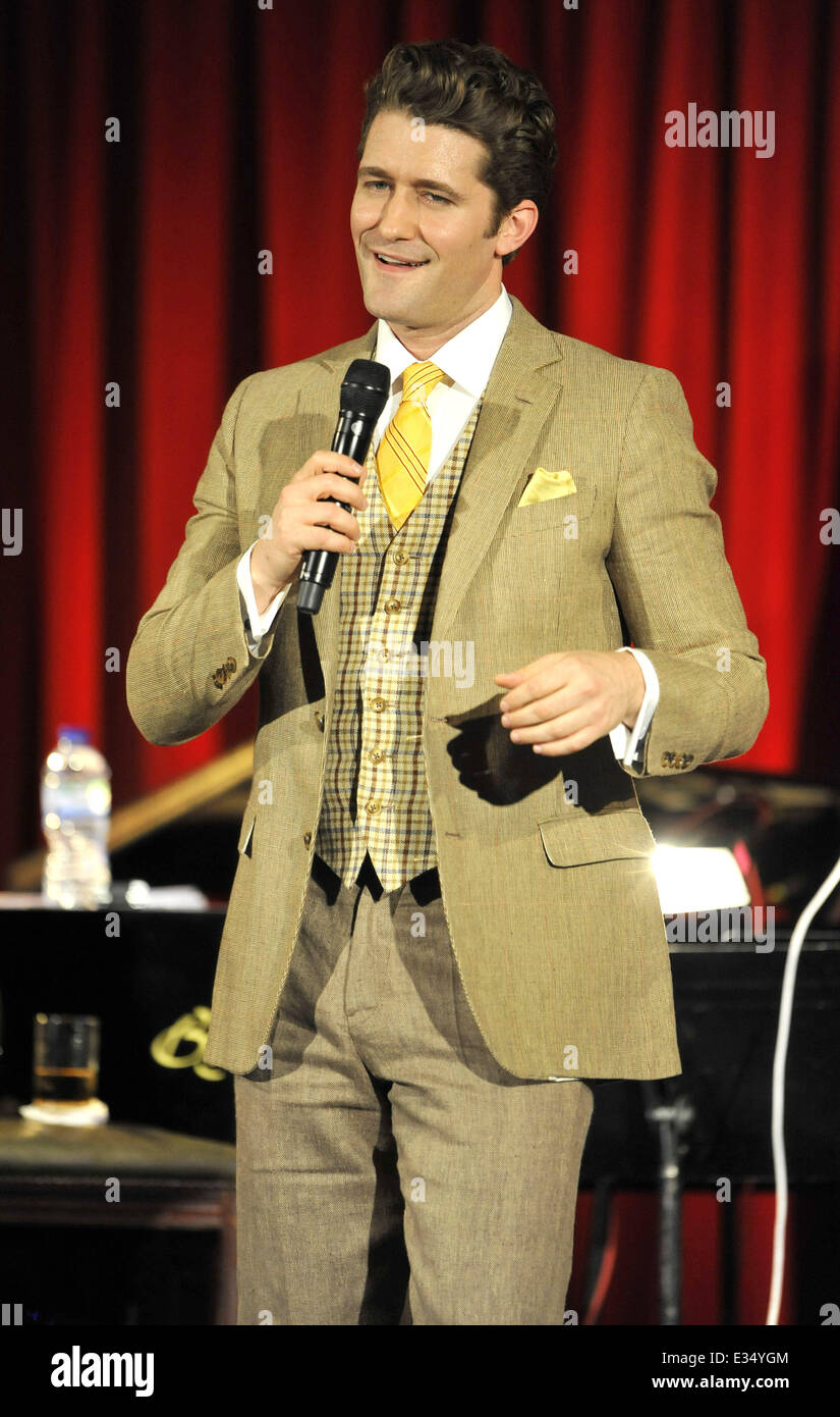 Matthew Morrison Performs Live at Bush Hall Featuring: Matthew Morrison ...