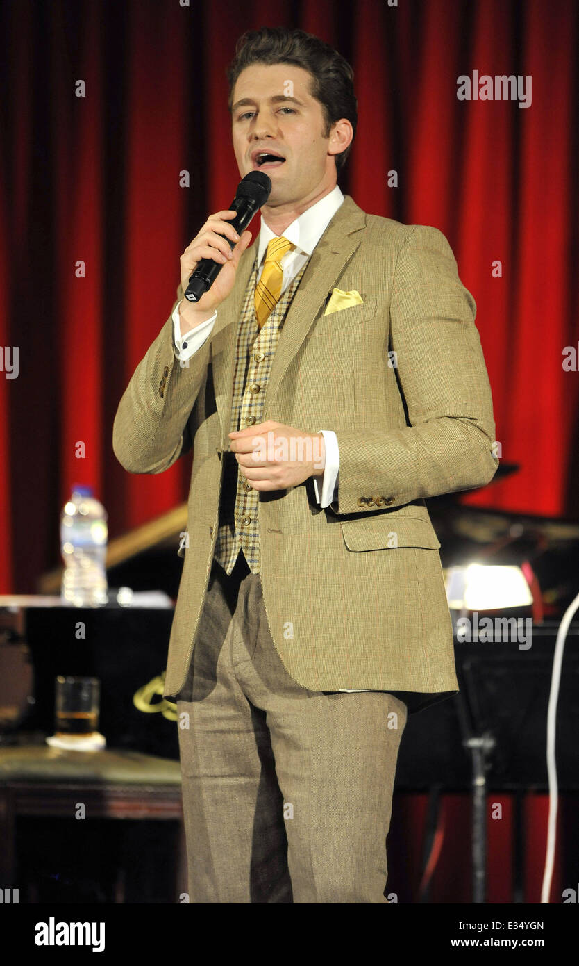 Matthew Morrison Performs Live at Bush Hall Featuring: Matthew Morrison ...