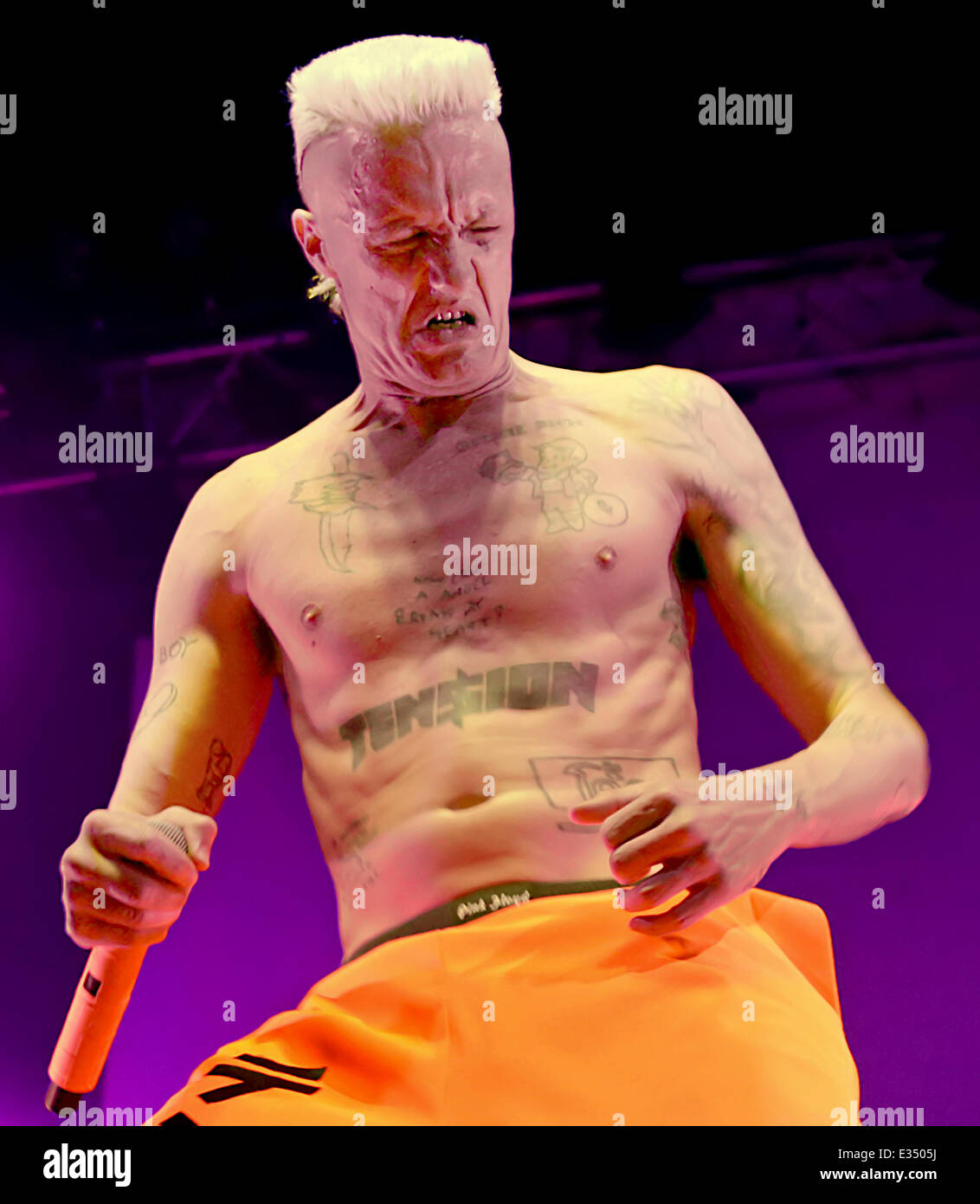 Die Antwoord perform live at The Ritz in Manchester Featuring: Ninja ...