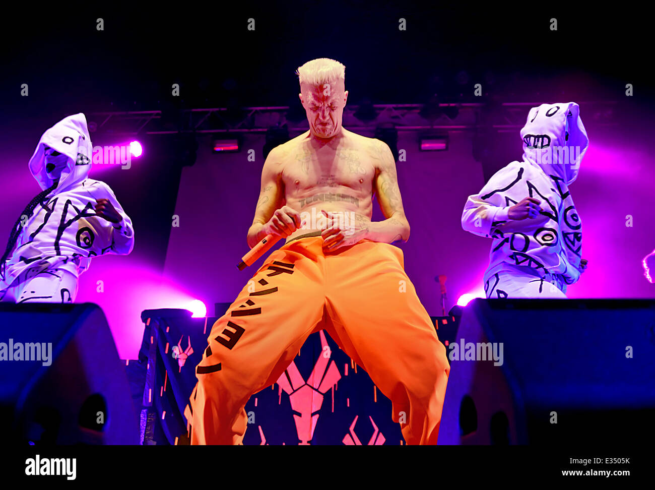 Die Antwoord perform live at The Ritz in Manchester Featuring: Ninja ...