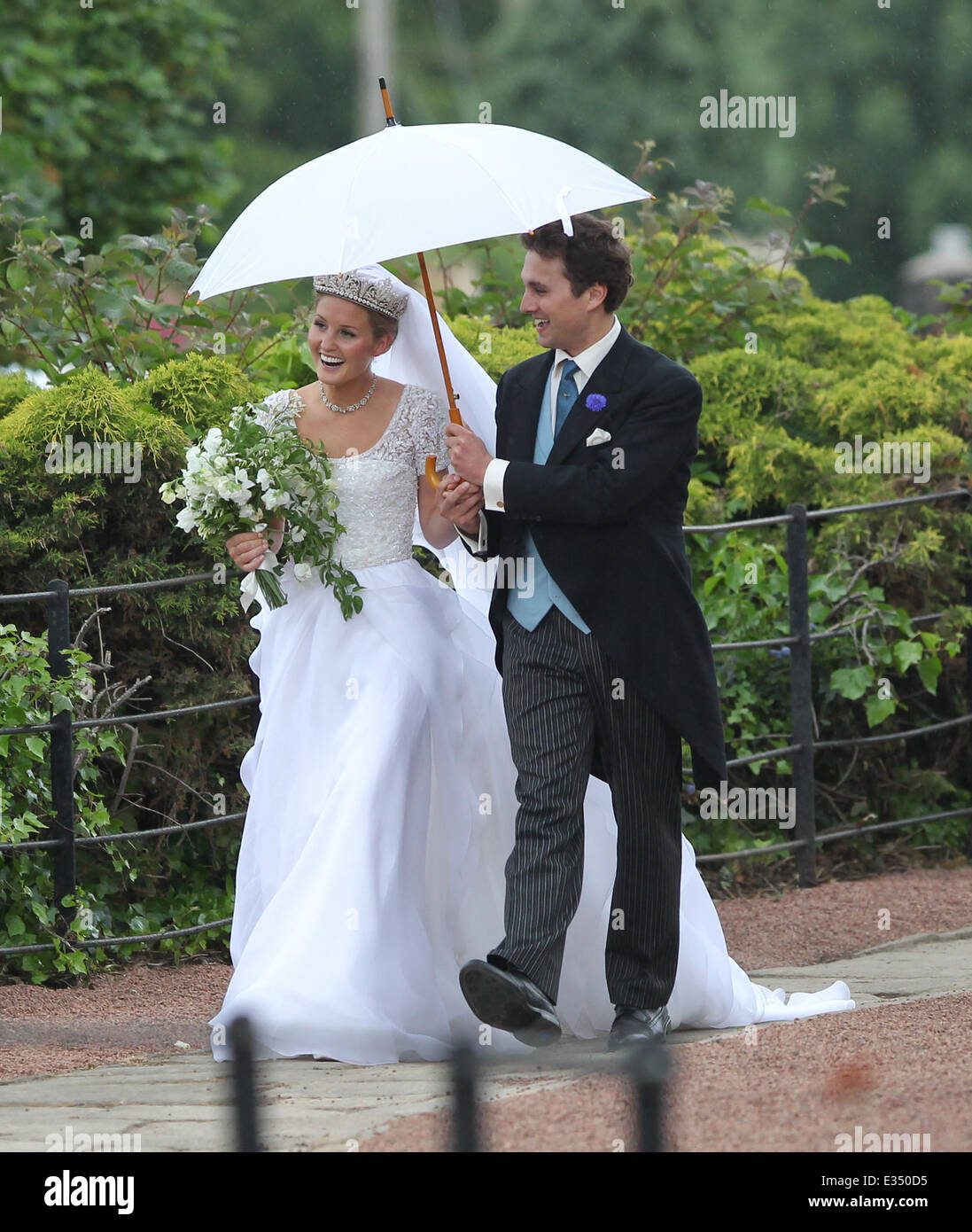 Lady Melissa Percy Marries Van High Resolution Stock Photography and ...