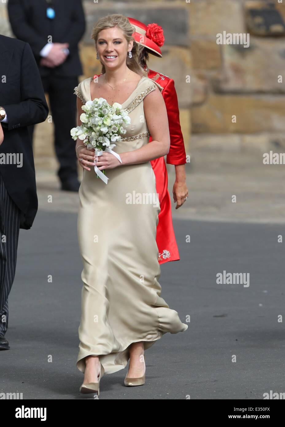 The wedding of Lady Melissa Percy and Thomas van Straubenzee held at St ...