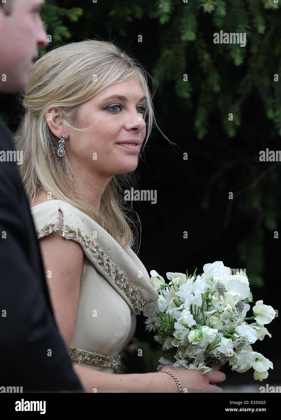 The wedding of Lady Melissa Percy and Thomas van Straubenzee held at St ...