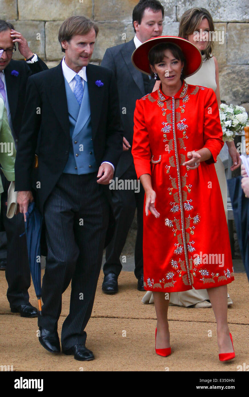 The wedding of Thomas van Straubenzee and Lady Melissa Percy at St ...