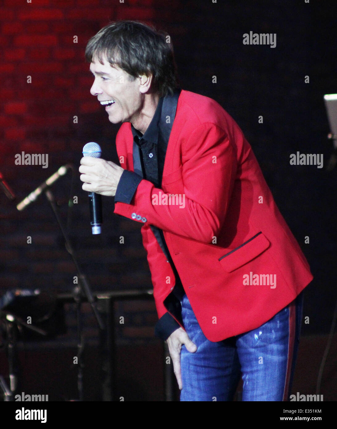 Cliff Richard performing at Hampton Court Palace Festival 2013 ...