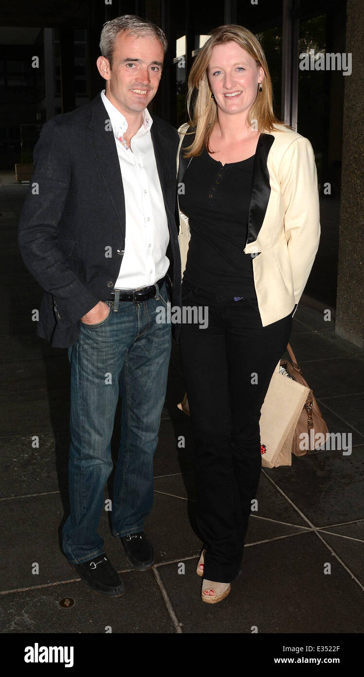 Celebrities outside the RTE studios ahead of appearances on 'Saturday ...