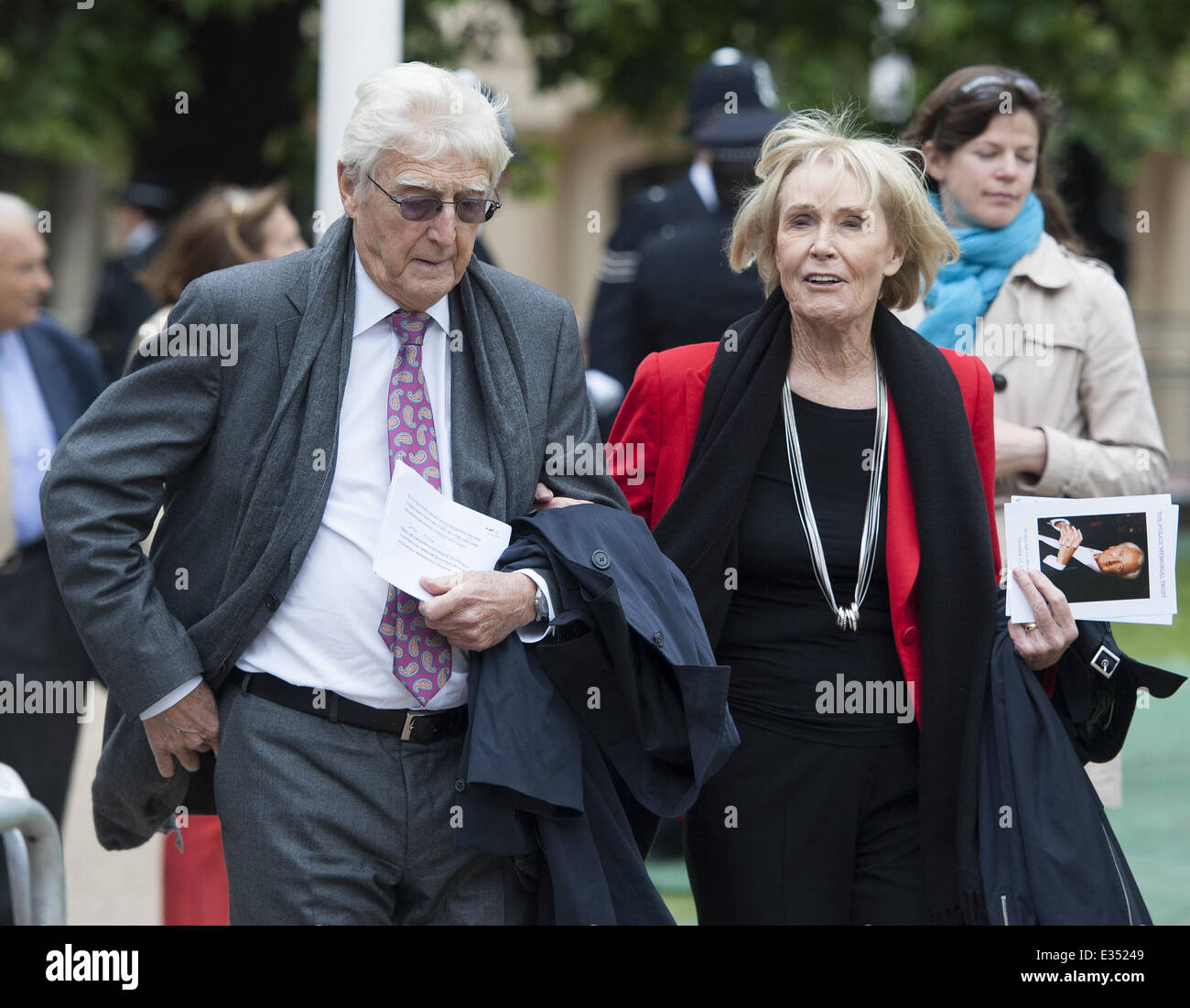 Memorial to Michael Winner at the National Police Memorial in The Mall ...